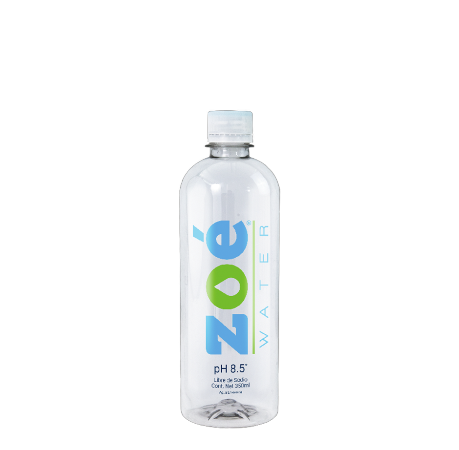 Zoé Water® clásica 350 ml | Agua alcalina pH 8.5 - Zoé Water